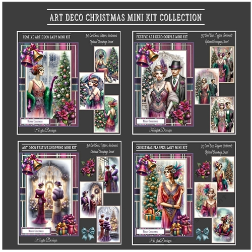 Art Deco Christmas Mini Kit Collection - CUP1413527_58488 | Craftsuprint