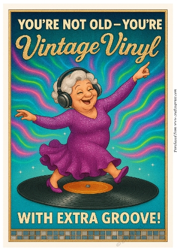 DD DISCO FUNNY FEMALE BIRTHDAY A4 1 - CUP1419361_1051 | Craftsuprint