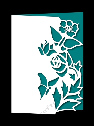 FLORAL OVER THE EDGE 41 - CUP776072_1051 | Craftsuprint