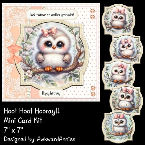 Hoot Hoot Hooray!! - CUP1375530_112984 | Craftsuprint