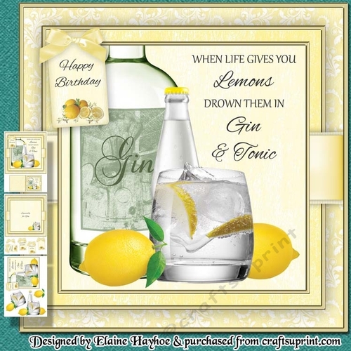 Gin & Tonic Mini Kit - CUP1030356_72307 | Craftsuprint