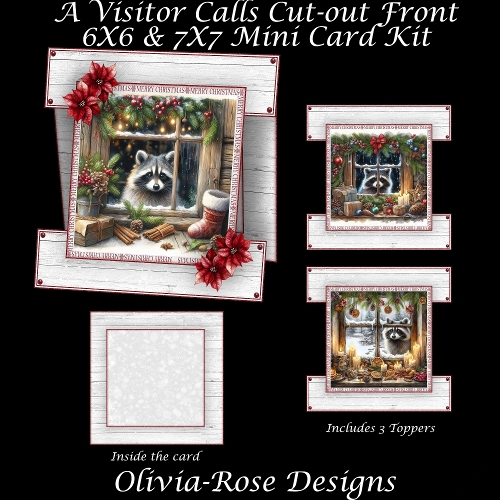 A Visitor Calls Cut-out Front Card Mini Kit - CUP1412978_104105 ...