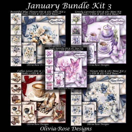 January Bundle Kit 3 - CUP1423596_104105 | Craftsuprint