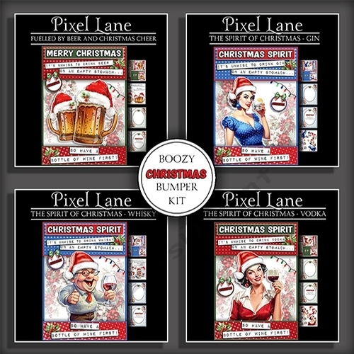 Boozy Christmas Bumper Kit - CUP1229062_1443 | Craftsuprint