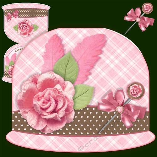 Cloche Hat Card - CUP1201943_122915 | Craftsuprint