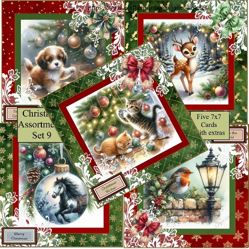 Christmas Assortment set 9 - CUP1399600_91280 | Craftsuprint