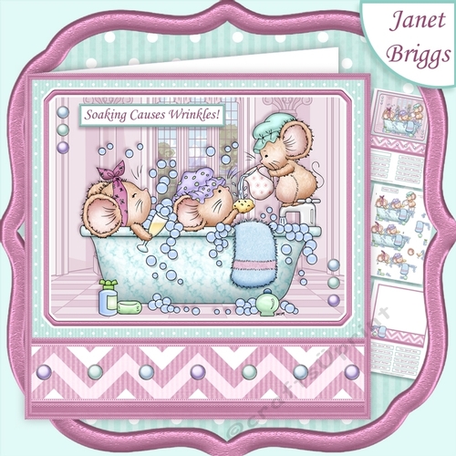 TAKING A SPLASH MICE 7.5 Decoupage & Insert Mini Kit - CUP947875_68 ...