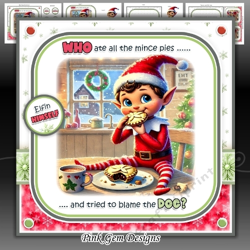 Mince Pies Mini Kit - CUP1407599_2053 | Craftsuprint