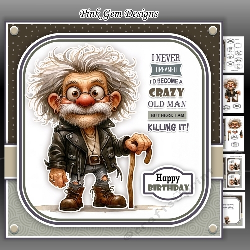 Crazy Old Man Mini Kit Birthday/Fathers Day - CUP1425172_2053 ...