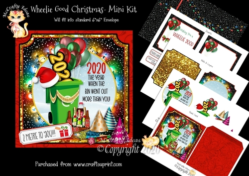 Wheelie Good Christmas Complete Card and Inserts Kit - CUP1081527_905 ...