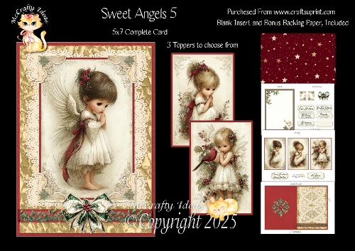 Sweet Angels 5 5x7 Mini Kit - CUP1410542_905 | Craftsuprint