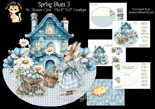Spring Blues 3 Rocker - CUP1426385_905 | Craftsuprint