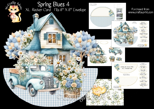 Spring Blues 4 Rocker - CUP1426386_905 | Craftsuprint