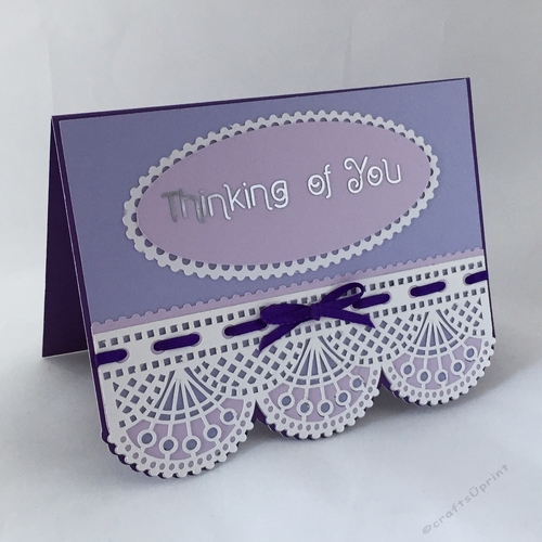 Lace Edge Card #02 - CUP730318_2228 | Craftsuprint