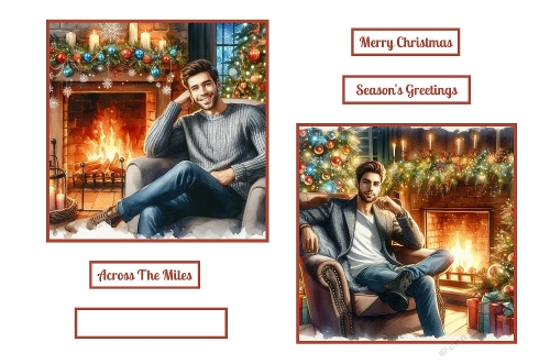 2 X 7 X 7 A Modern Guy Christmas Theme Toppers. - CUP1414481_45928 ...