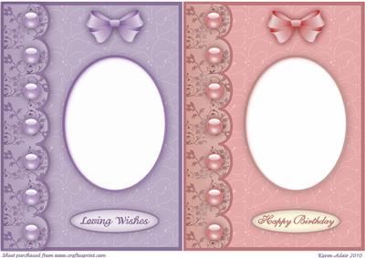 Elegant A5 Card Bases 1 - CUP74239_168 | Craftsuprint