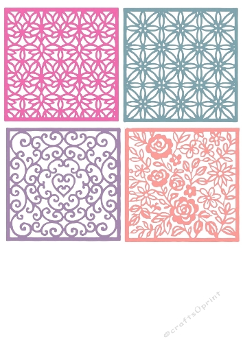 Ornamental Tiles – Cutting File Kit (SVG & Silhouette) - CUP1419669 ...