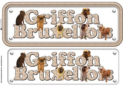 Griffon Bruxellois Name Sign - CUP559218_15 | Craftsuprint