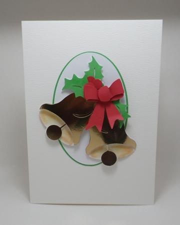 Decoupage Bell Card - CUP694987_1577 | Craftsuprint