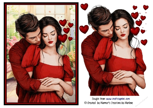 Valentine card - CUP1422562_71070 | Craftsuprint