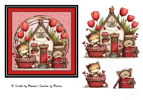 Simple Valentine quick card - CUP1424645_71070 | Craftsuprint