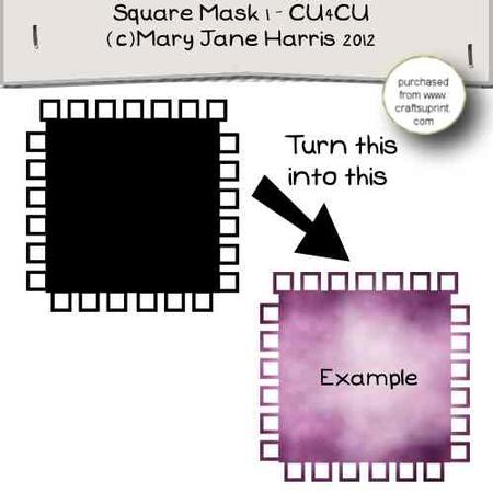 Square Mask 1 - Cu4cu - CUP333818_99 | Craftsuprint