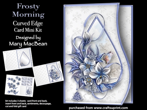 Frosty Morning - Curved Edge Card Mini Kit - CUP1063695_1648 | Craftsuprint