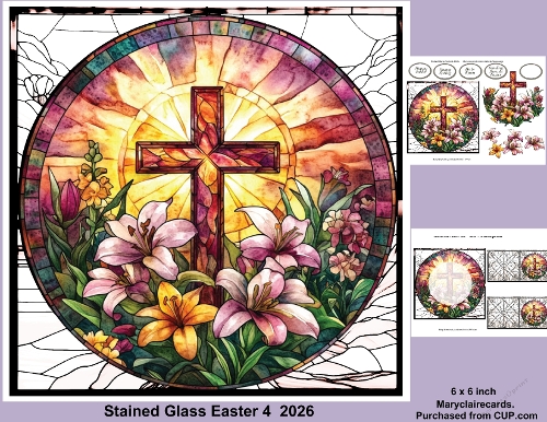 Stained Glass Easter 4 2026 - CUP1423252_11517 | Craftsuprint