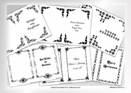 A5 General Use Christmas Insert Pack - CUP35417_442 | Craftsuprint