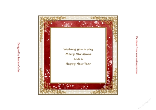 Festive Christmas Insert 5 - CUP808806_719 | Craftsuprint