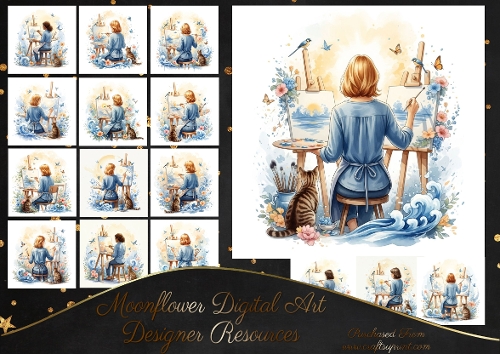 Lady Artist CUSTOMER REQUEST JAYE 2 - CUP1421360_77133 | Craftsuprint