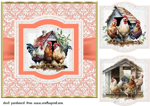 All about the chickens card front 2 - CUP1214644_659 | Craftsuprint