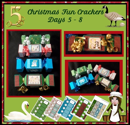 Christmas Cracker Fun Days 5 through 8 - CUP1077096_2153 | Craftsuprint