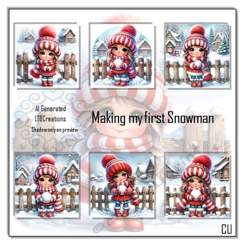 Making my first Snowman - CUP1408362_124286 | Craftsuprint