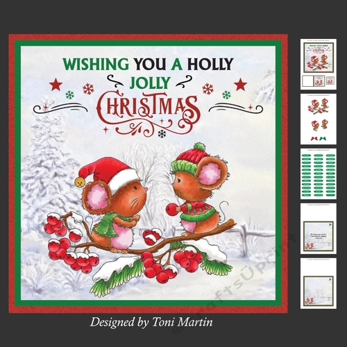 Holly Jolly Christmas Mini Kit 7x7 - CUP1180089_1894 | Craftsuprint