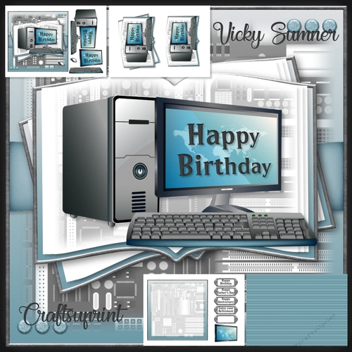 Computer Equipment Open Book - CUP950071_43136 | Craftsuprint