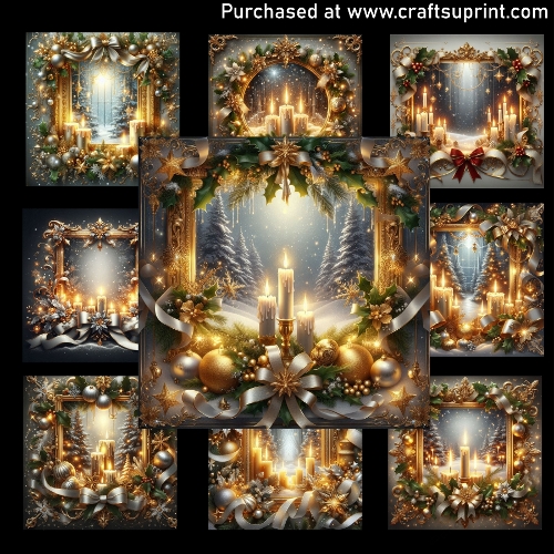 Candlelight - CARD FRONTS - CUP1403522_124952 | Craftsuprint