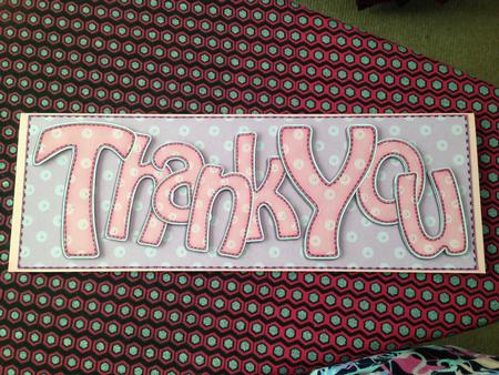 Lge Dl Thank You 3D Decoupage - CUP610439_359 | Craftsuprint
