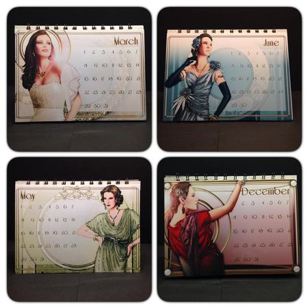 Art Deco Ladies Calendar - CUP355947_437 | Craftsuprint