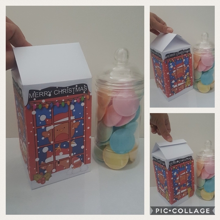 3D Christmas Phone Box Milk Carton Treat Box - Bobbin Robin - CUP899934 ...