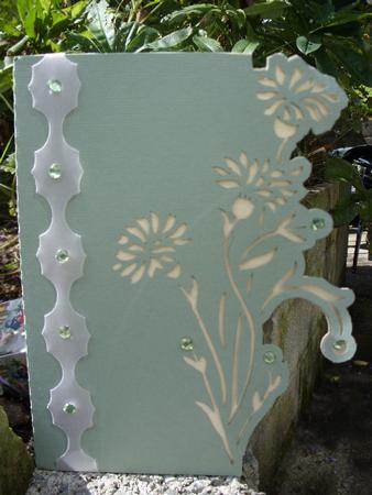 Floral 5 Over the Edge Card - CUP691088_198 | Craftsuprint
