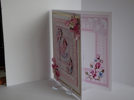 Vintage New Baby Girl Quick Card Mini Kit - CUP983505_936 | Craftsuprint