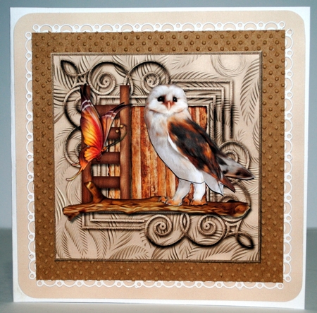 Male Card Wise Owl Mini Kit - CUP1028354_936 | Craftsuprint
