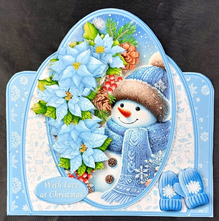 Happy Snowman - Shaped Card Mini Kit - CUP1399652_1648 | Craftsuprint