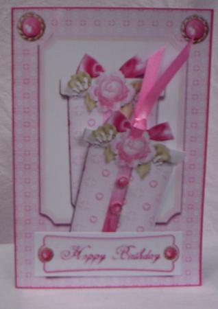A Present Just for You Card Front Pink - CUP267158_880 | Craftsuprint