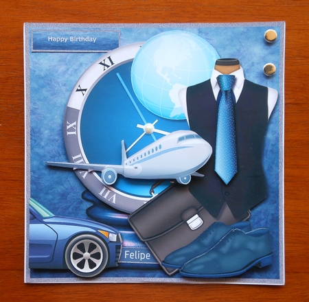 Male Card Man of the World Mini Kit - CUP664154_936 | Craftsuprint