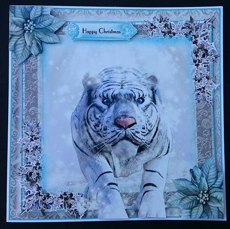 The White Tiger Card Front Kit - CUP648376_1483 | Craftsuprint