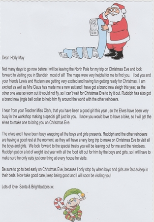 Editable Personalised letter from Santa and Elf studio and Word doc ...