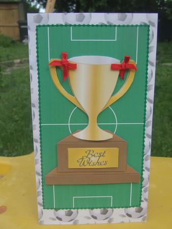 Football Trophy / Congratulations - CUP76827_750 | Craftsuprint
