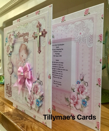 Vintage New Baby Girl Quick Card Mini Kit - CUP983505_936 | Craftsuprint